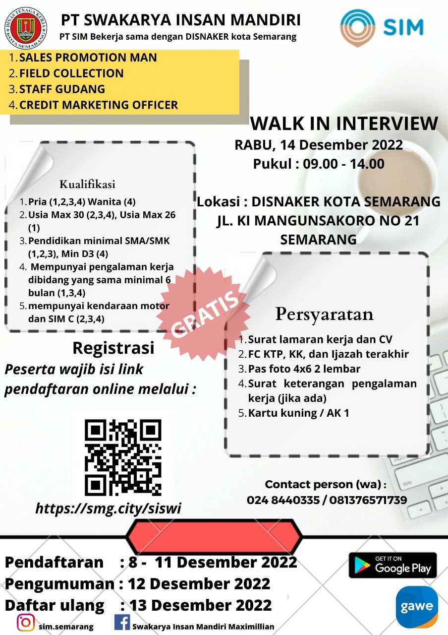 SIKER | Disnaker Kota Semarang